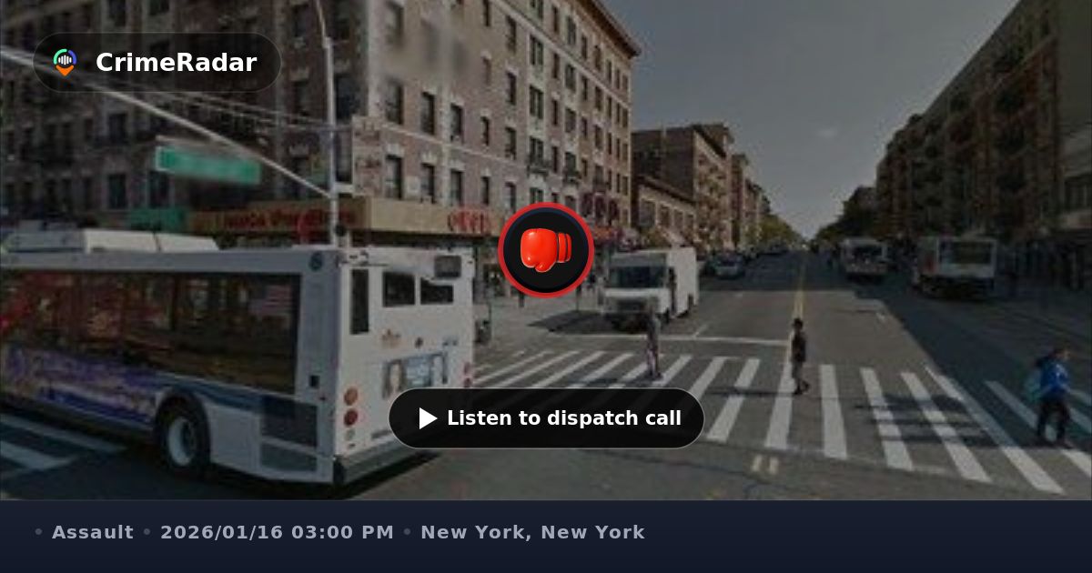 Apparent disturbance involving tool near Broadway, New York NY | CrimeRadar