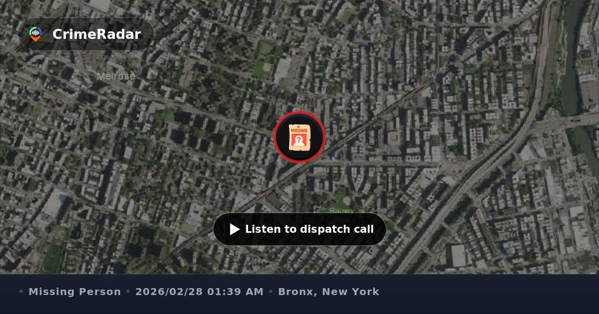 Level 1 mobilization for missing person near Fox St, Bronx, Bronx NY ...