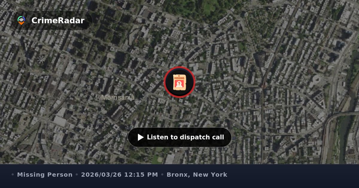 Search for missing 12-year-old girl in the Bronx, Bronx NY | CrimeRadar