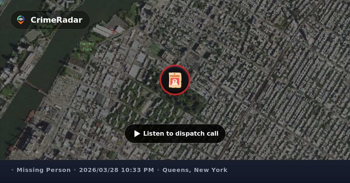 Police search for missing teenage boy in Astoria, Queens NY | CrimeRadar