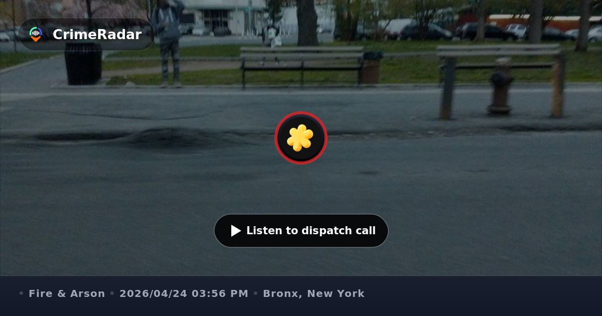 Track fire on southbound line at Pelham Parkway, Bronx NY | CrimeRadar