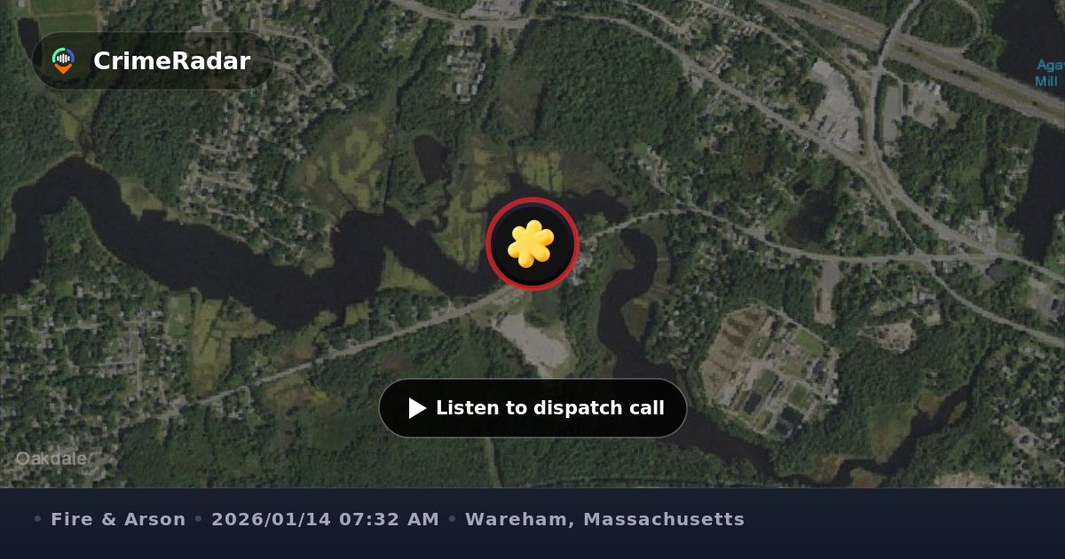 Fire crews check carbon monoxide alarm on Minot Ave, Wareham MA ...