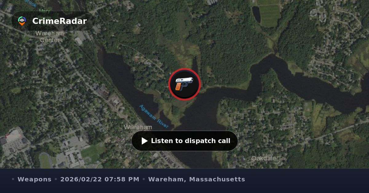Resident reports six possible gunshots on High Street, Wareham MA ...