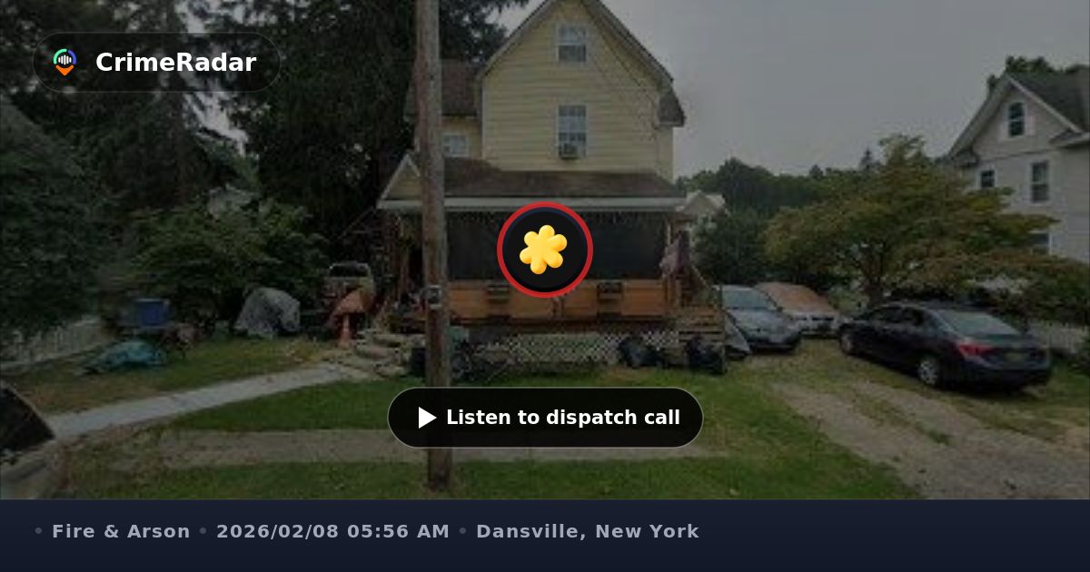 Smoke reported at residence near Lincoln Ave, Dansville NY | CrimeRadar