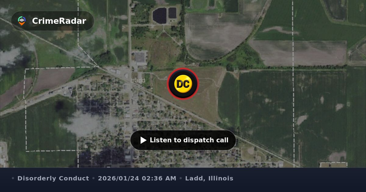 Possible disturbance involving intoxicated individuals, Ladd IL ...