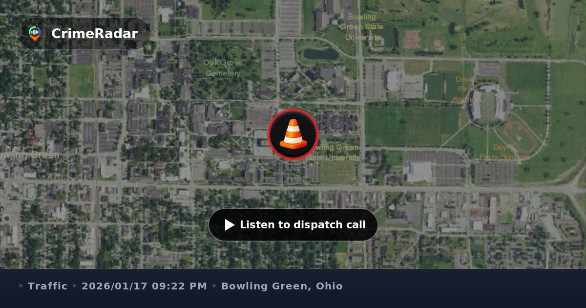 Traffic accident near Wooster and State, Bowling Green OH | CrimeRadar
