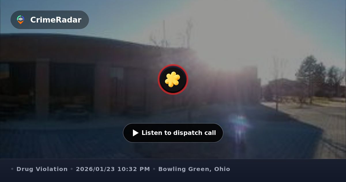 Possible marijuana odor in university residence hall, Bowling Green OH ...