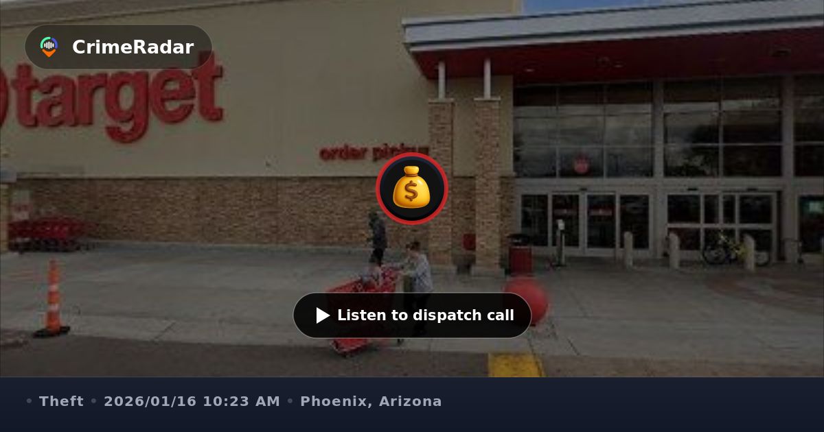 Shoplifting incident reported at Target store, Phoenix AZ | CrimeRadar