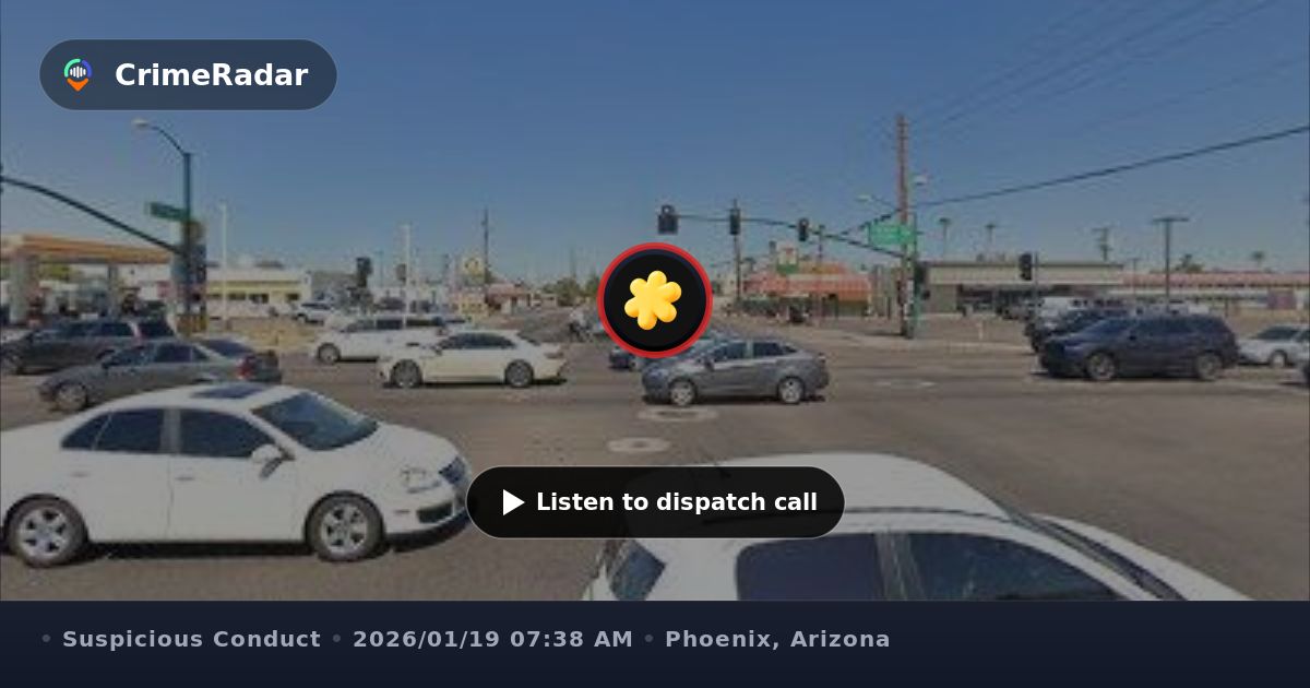 Possible suspicious activity near 27th Ave and Indian School, Phoenix ...