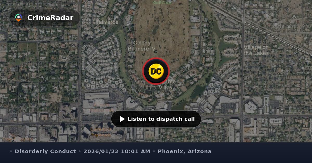 Student concern reported at Camelback High School, Phoenix AZ | CrimeRadar