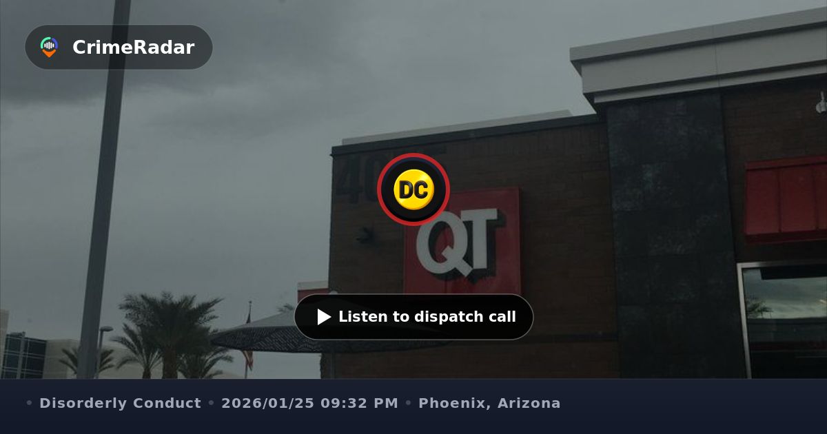 Deputies check on panhandling at gas station, Phoenix AZ | CrimeRadar