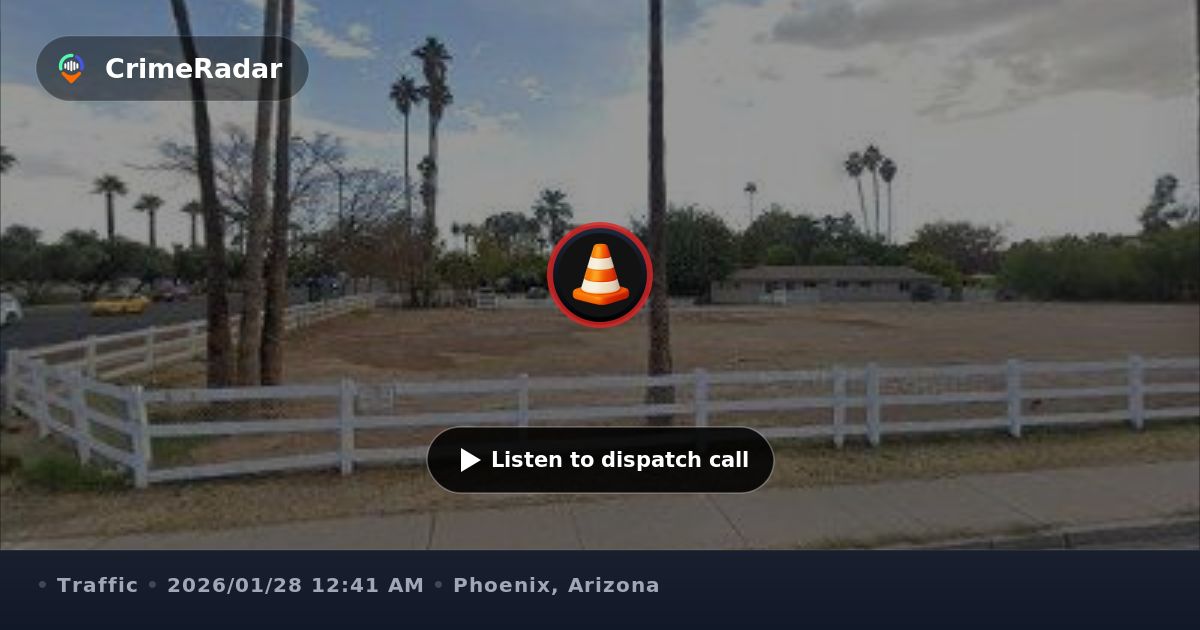 Possible traffic stop near Bethany Home exit, Phoenix AZ | CrimeRadar