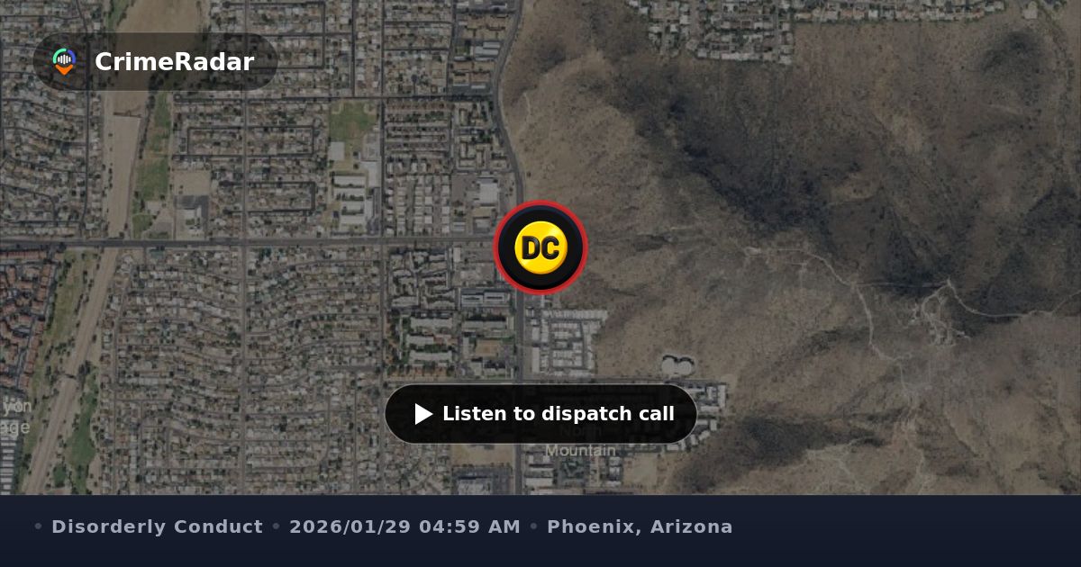 Deputies respond to disturbance near North 18th Drive, Phoenix AZ ...