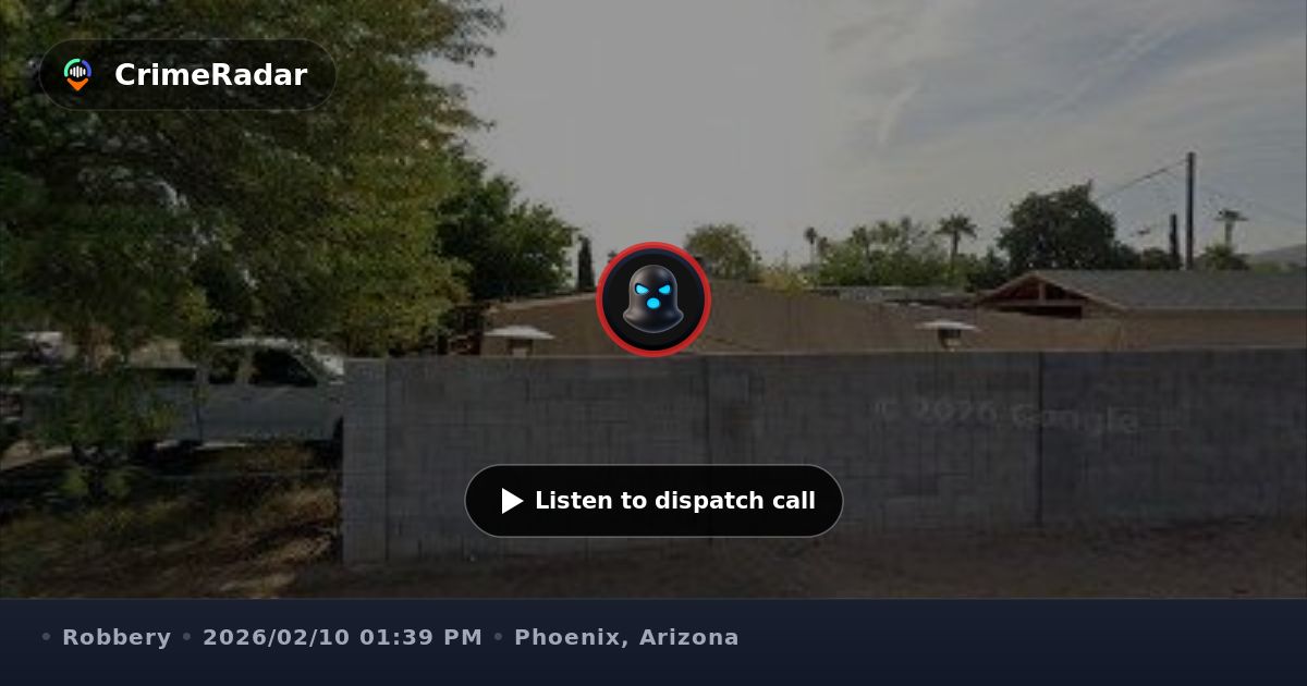 Attempted armed robbery by suspects in blue sedan, Phoenix AZ | CrimeRadar