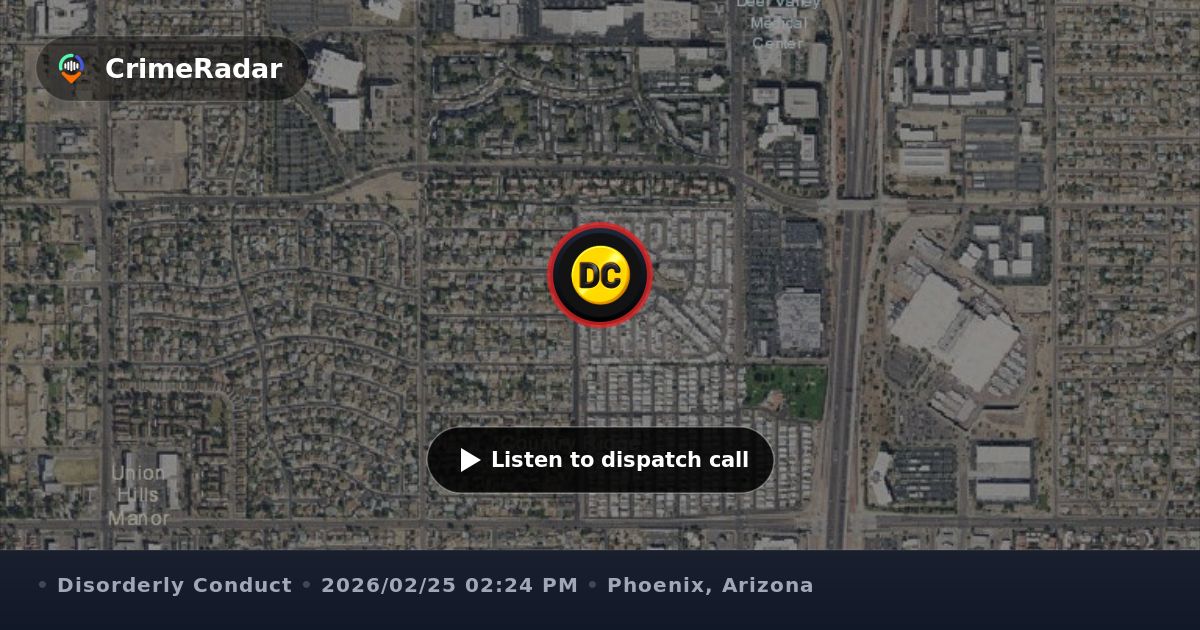 Trespassing suspect arguing with store employees, Phoenix AZ | CrimeRadar