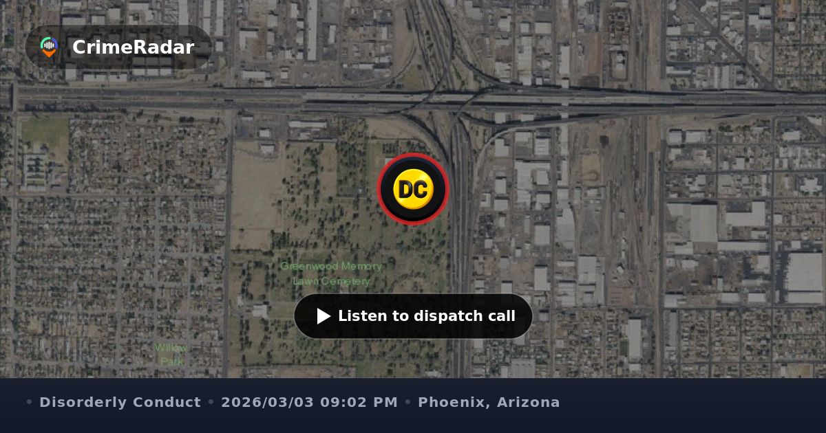 Group loitering and causing disturbance at address, Phoenix AZ | CrimeRadar