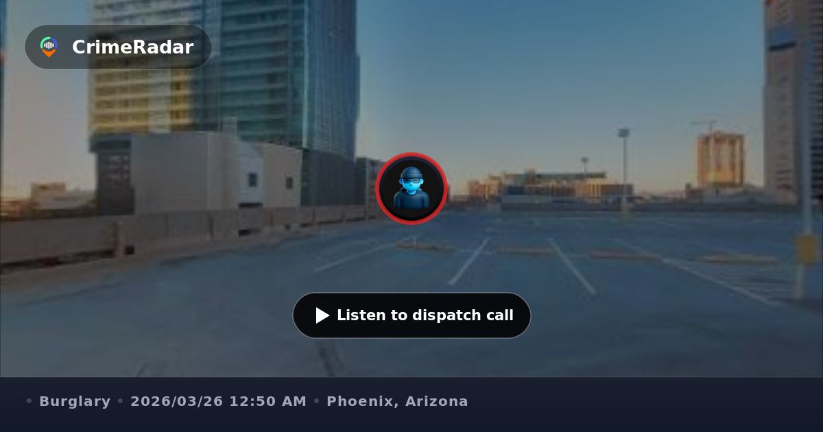 Trespassing suspect followed to Walgreens parking lot, Phoenix AZ ...