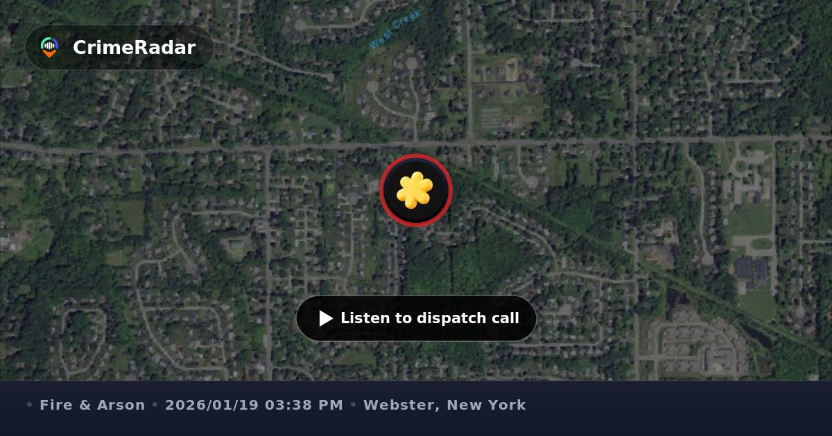 Alarm activation at Bridle Ln residence, Webster NY | CrimeRadar