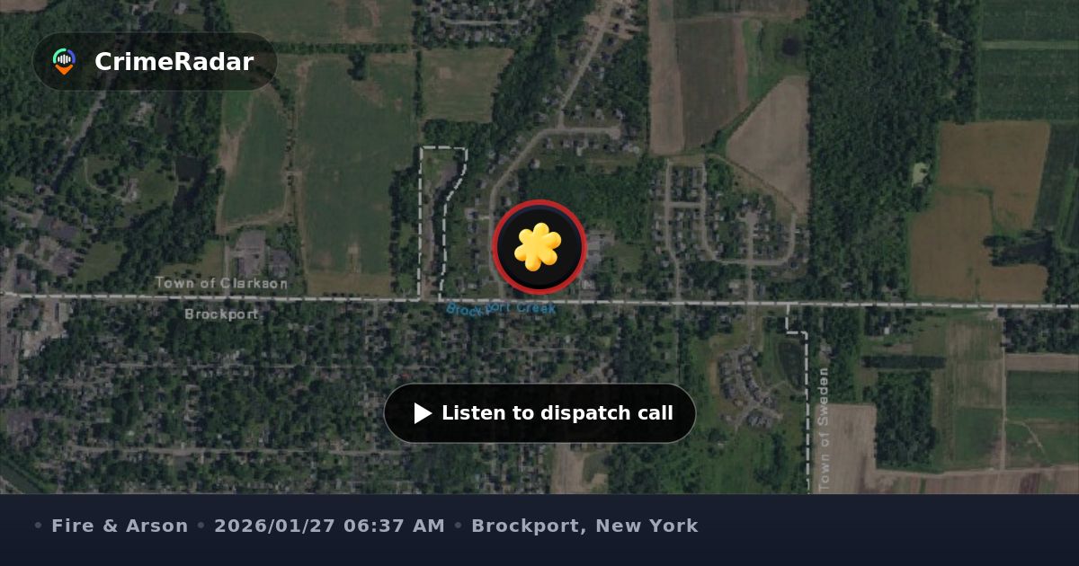 Commercial fire alarm at group home near Glendale Rd, Brockport NY ...