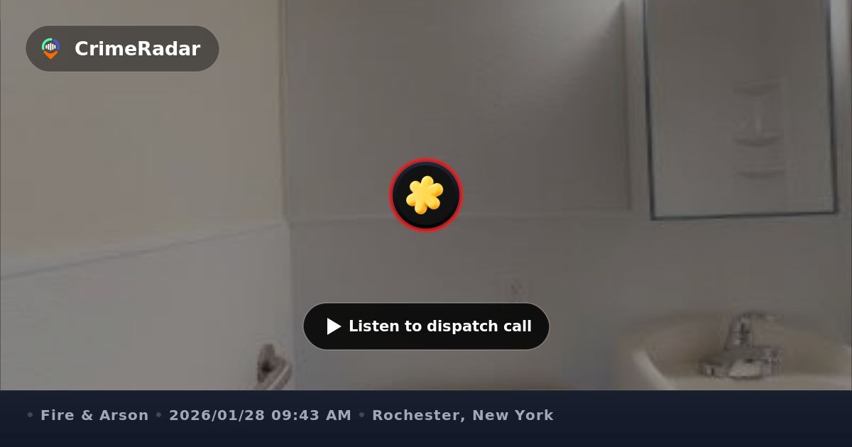 Apparent high-rise fire at South Avenue building, Rochester NY | CrimeRadar