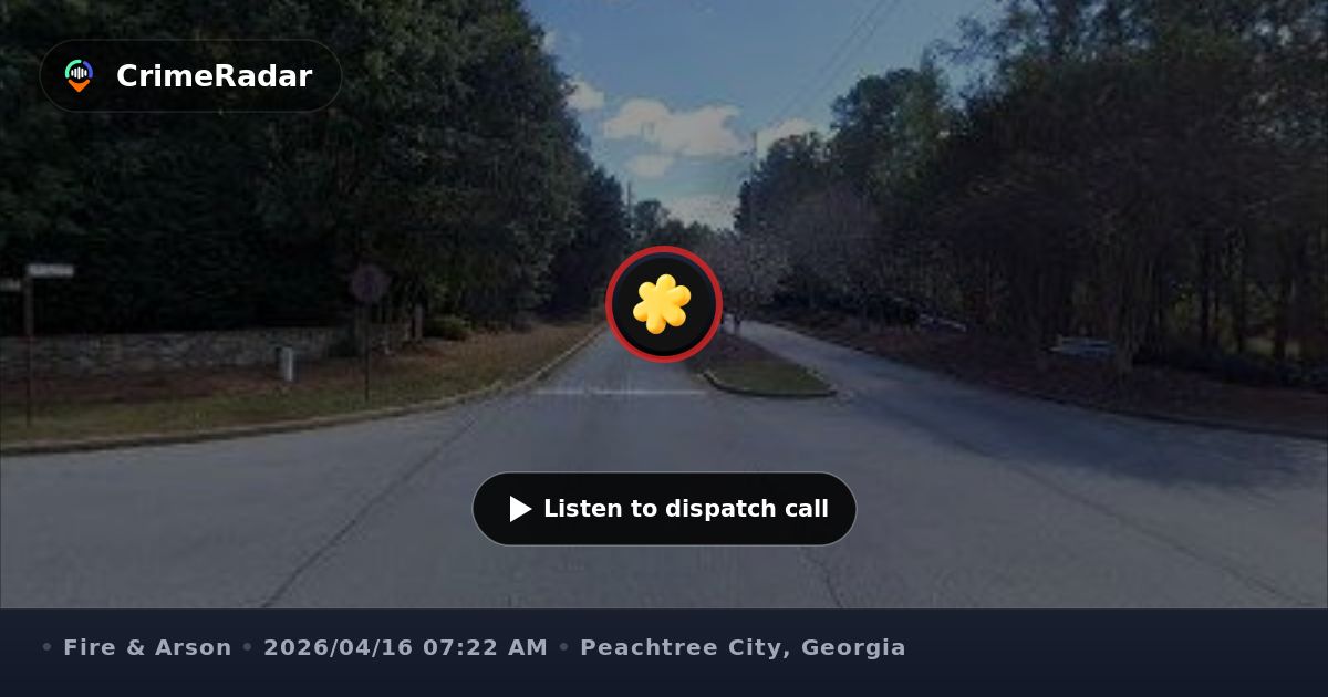 Gas leak reported near Gatehouse Drive and MacDuff, Peachtree City GA ...