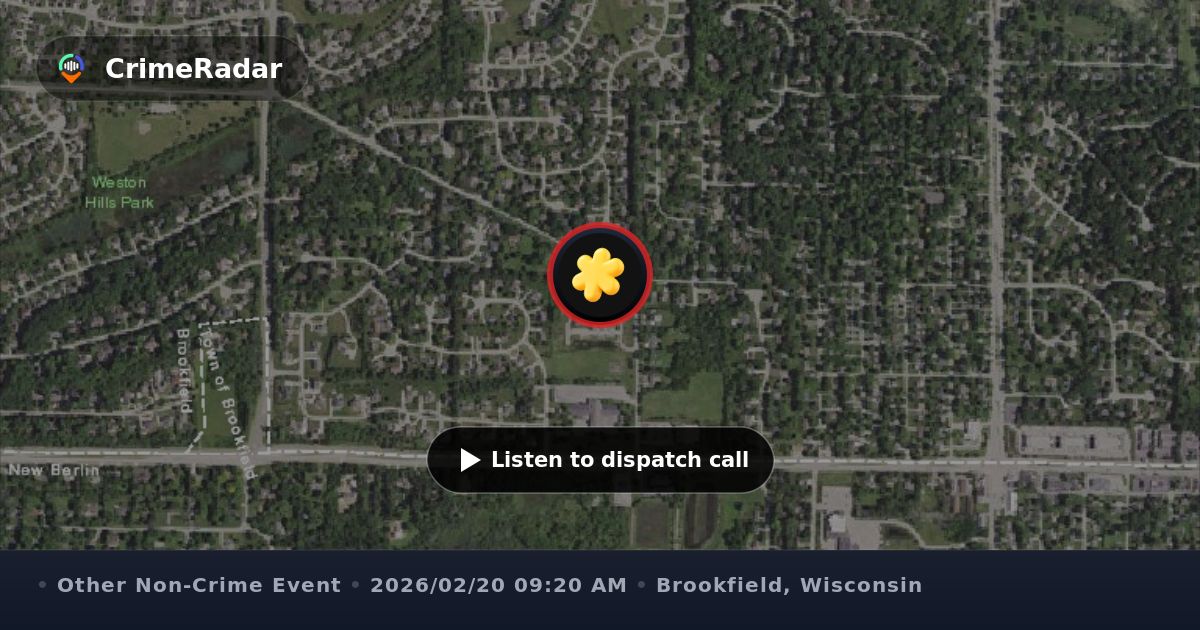 Coyotes reported on property near Davidson Road, Brookfield WI | CrimeRadar