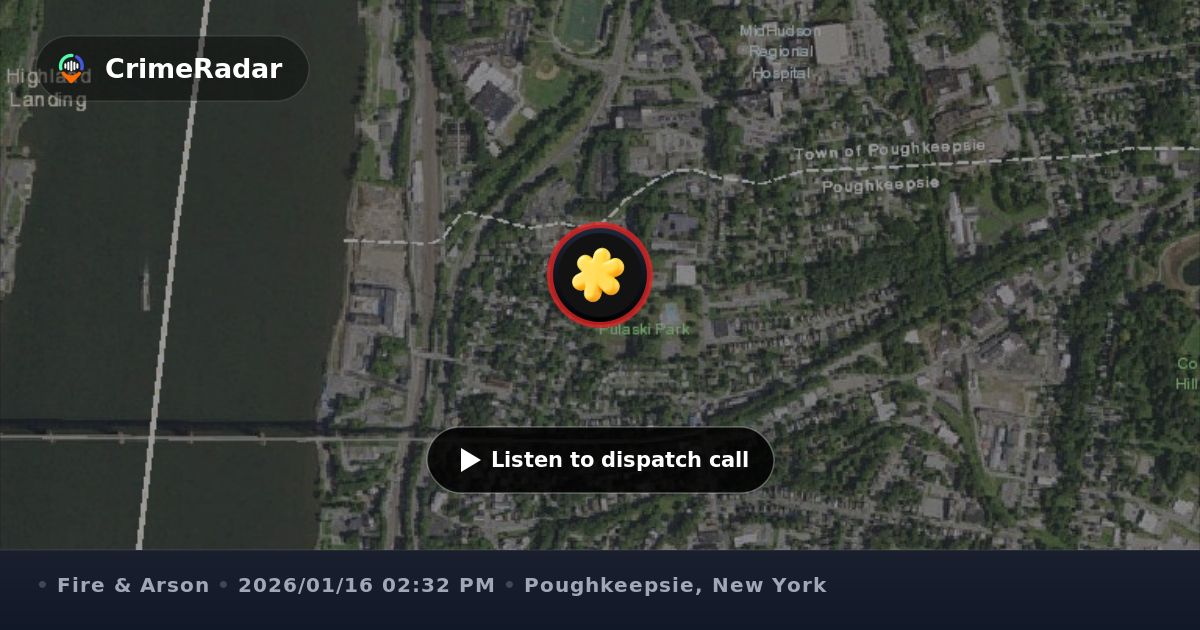 Fire crews check carbon monoxide alarm on Gifford Ave, Poughkeepsie NY ...