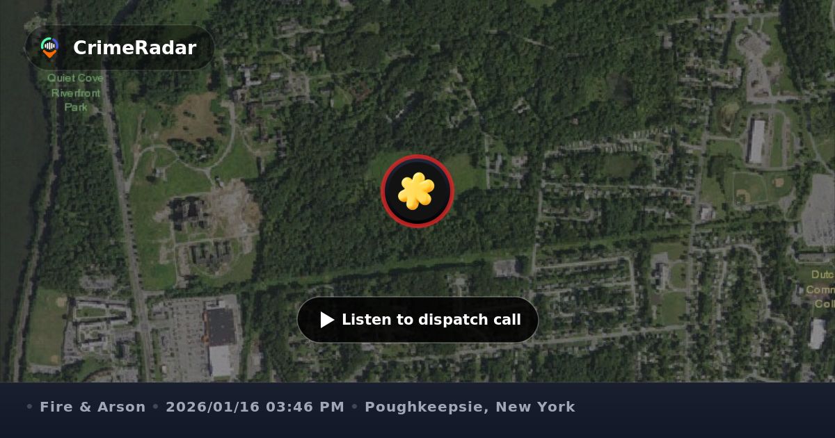 Fire alarm activation near Sunset Avenue, Poughkeepsie NY | CrimeRadar