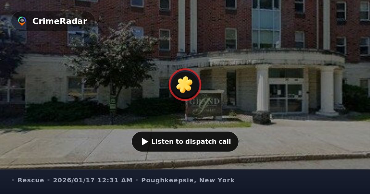 Possible elevator emergency at Grand Rehab center, Poughkeepsie NY ...