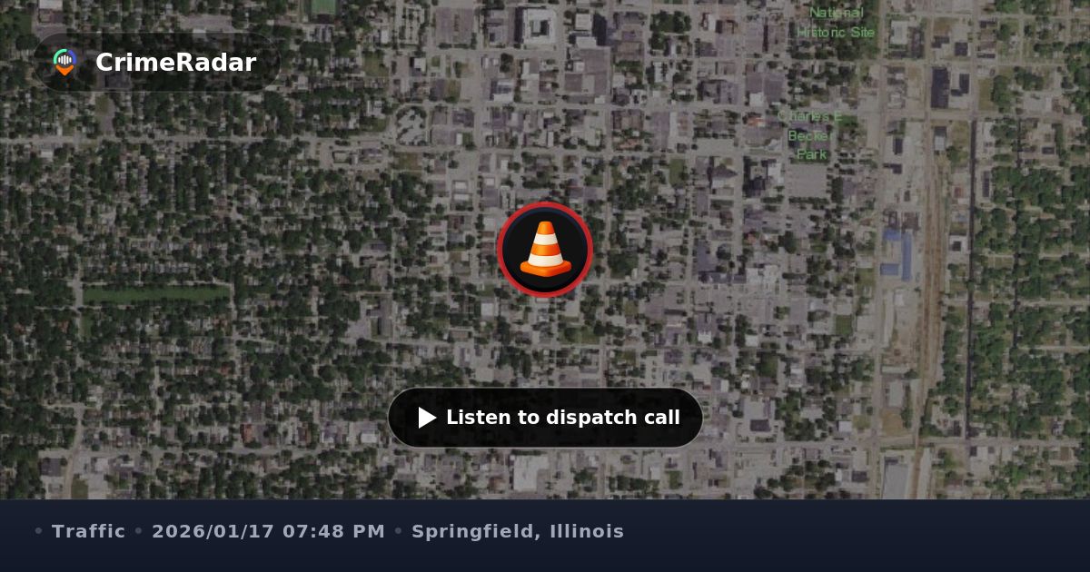 Traffic stop near Pasfield and Vine streets, Springfield IL | CrimeRadar