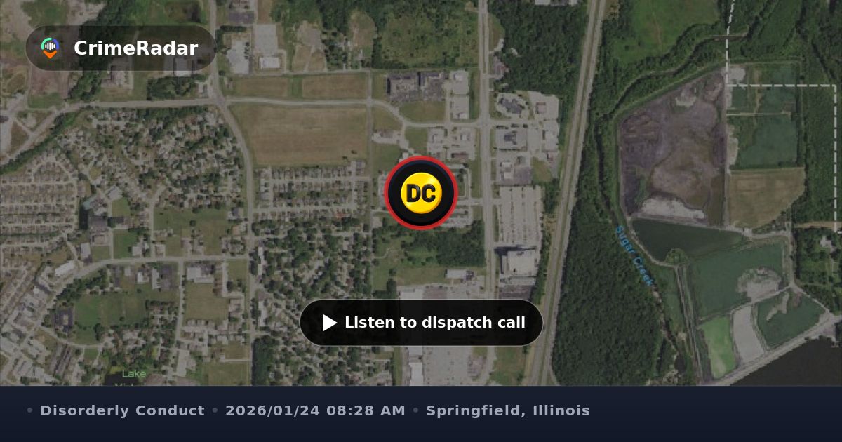 Possible disturbance at gas station on Stevenson Dr, Springfield IL ...