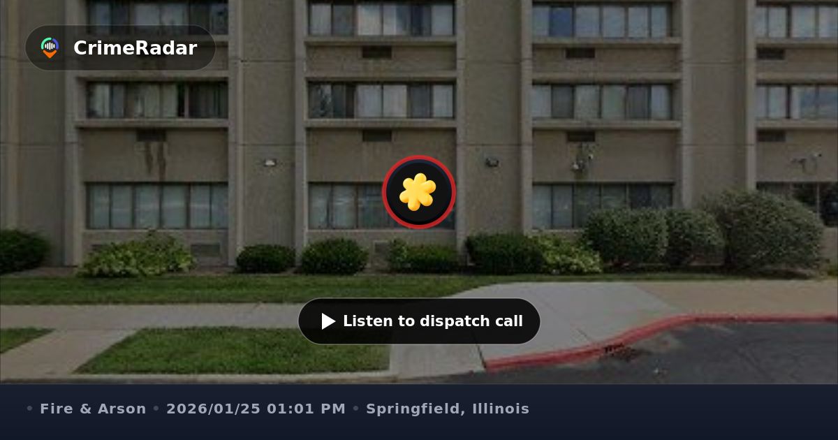 Smoke reported on ninth floor of Springfield building, Springfield IL ...