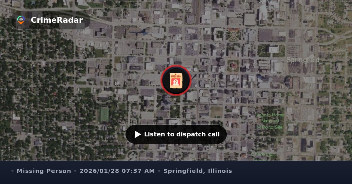 Open emergency call at state office building, Springfield IL | CrimeRadar
