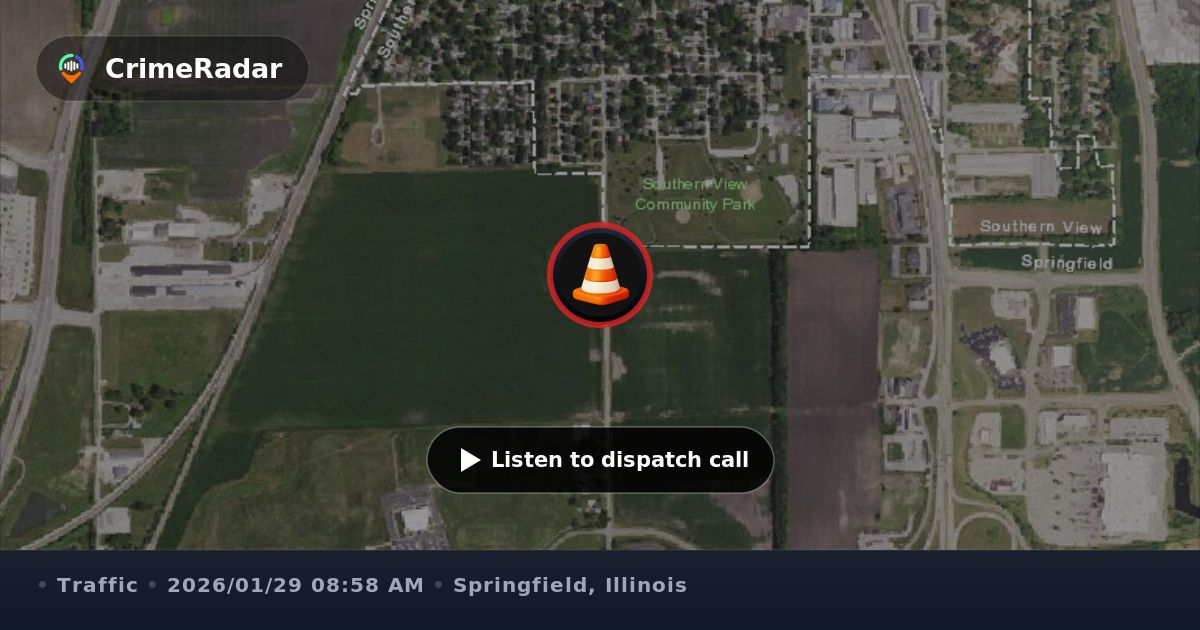 Traffic stop near Second and Hazel Dell, Springfield IL | CrimeRadar