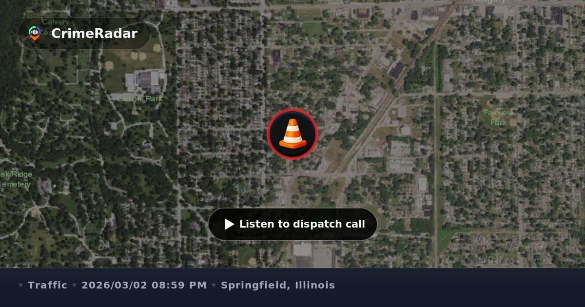 Traffic stop on 6th Street and Keys Avenue, Springfield IL | CrimeRadar