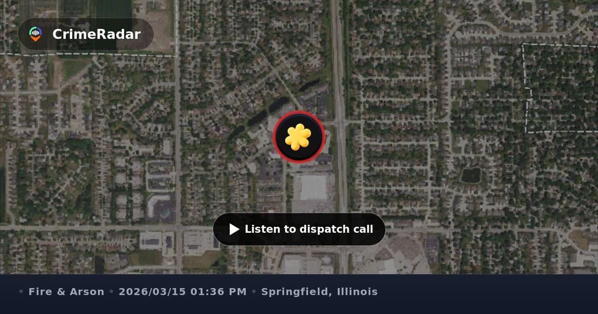 Fire alarm pull station issue near TJ Maxx, Springfield IL | CrimeRadar