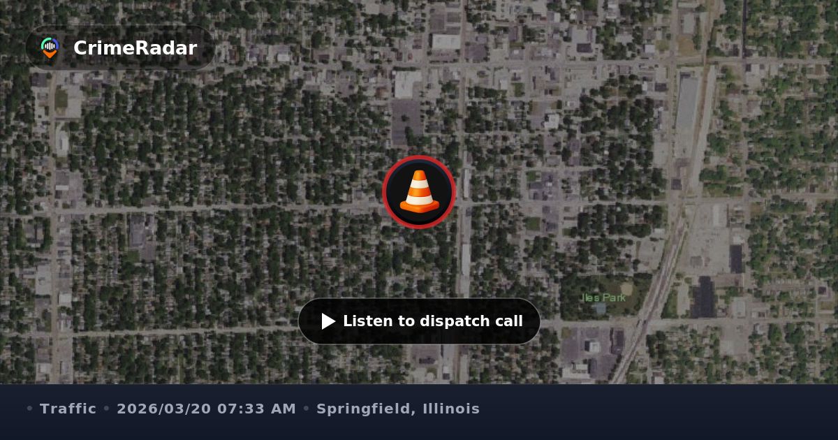 Injury crash involving car and truck at 5th and Ash, Springfield IL ...