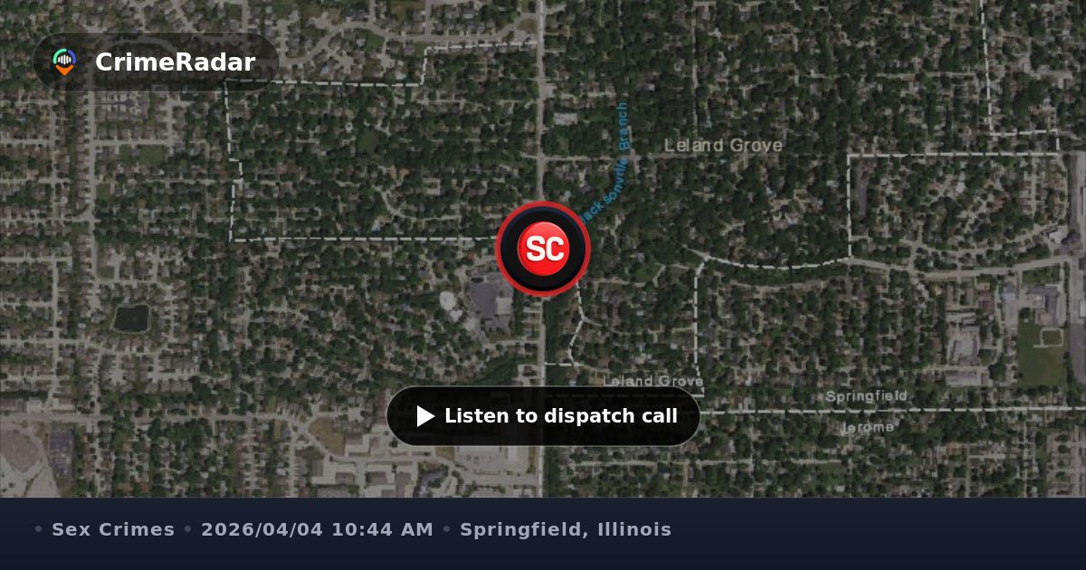 Man exposing himself outside bank on Chatham Road, Springfield IL ...