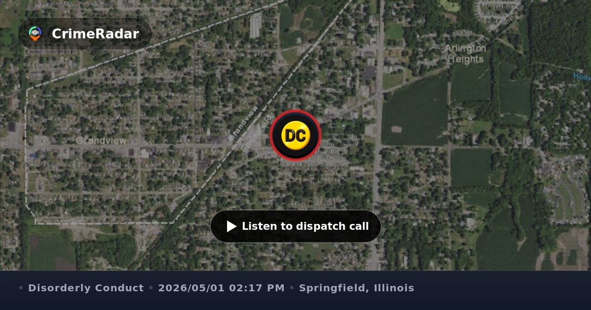 Large group causing disturbance on North Daniel, Springfield IL ...