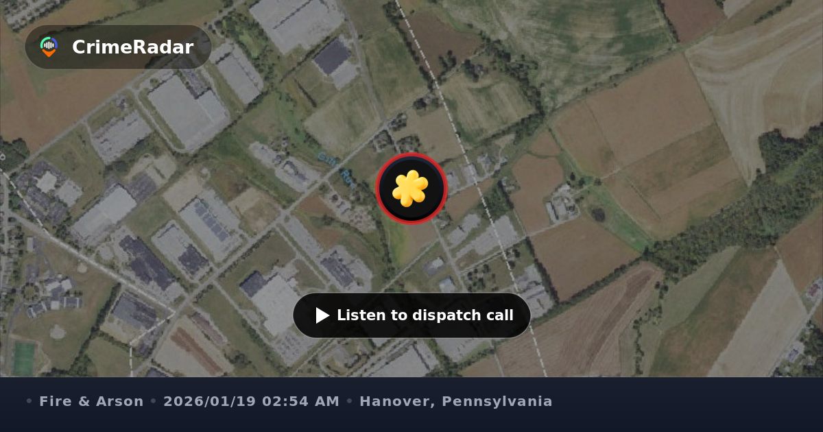 Commercial fire alarm at GNS Foods in Conewago Township, Hanover PA ...