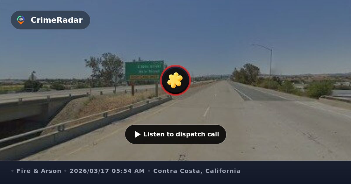 Vehicle fire on westbound Highway 4 near Route 160, Contra Costa County ...