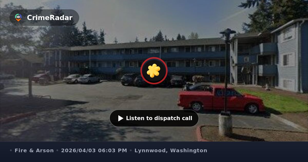 Commercial building fire at Lynnwood address, Lynnwood WA | CrimeRadar