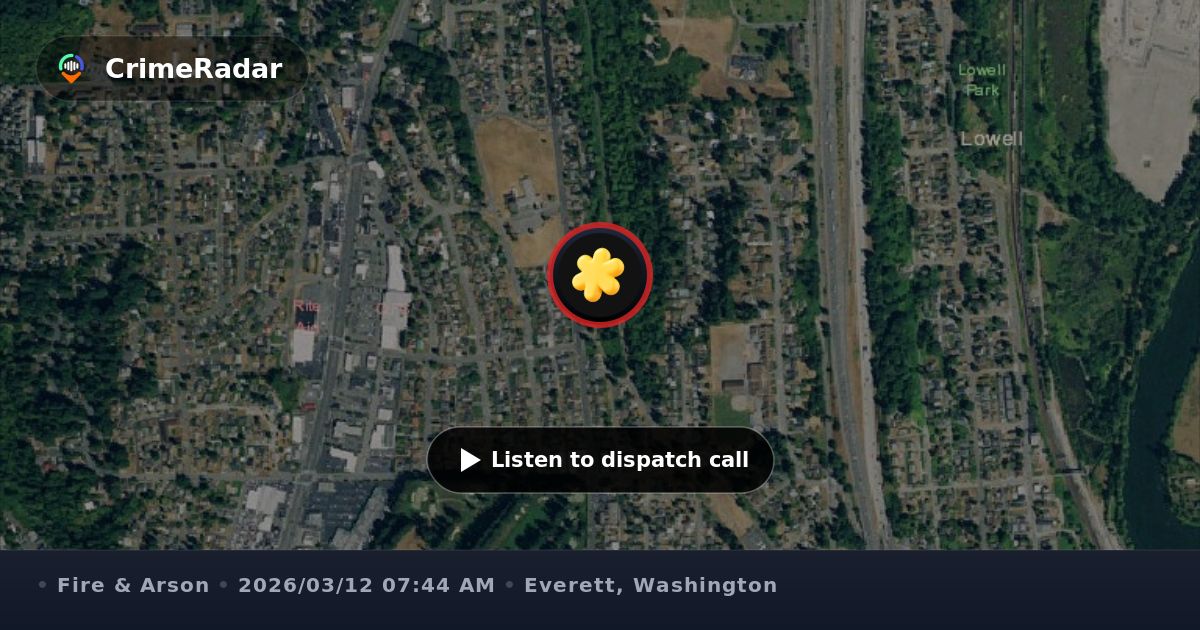 Fire crews respond to report of smoke at home, Everett WA | CrimeRadar