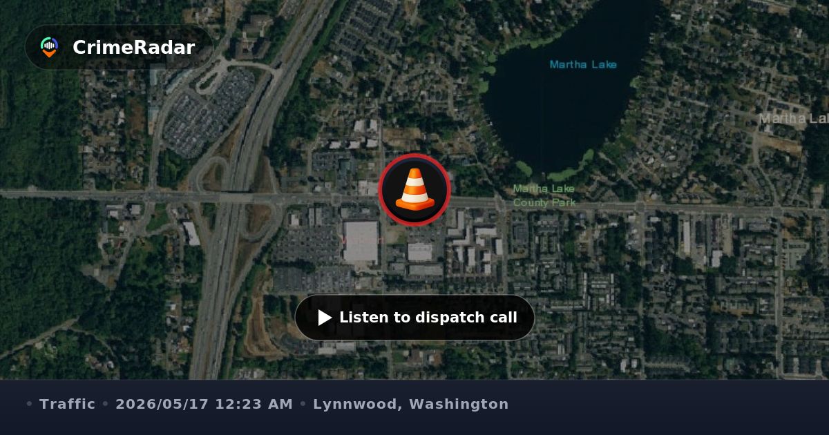 Reported freeway crash, no collision found, Lynnwood WA | CrimeRadar