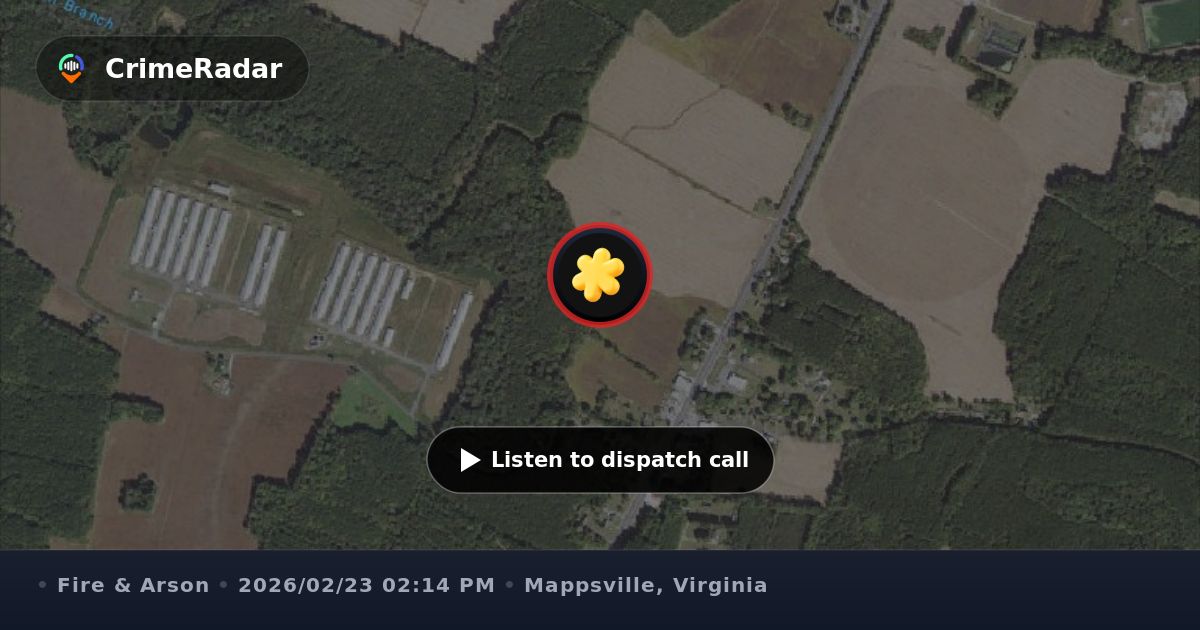 Smoke reported, no active fire found, Mappsville VA | CrimeRadar