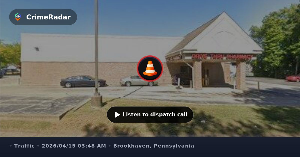 Car accident at Walgreens injures young woman, Brookhaven PA | CrimeRadar