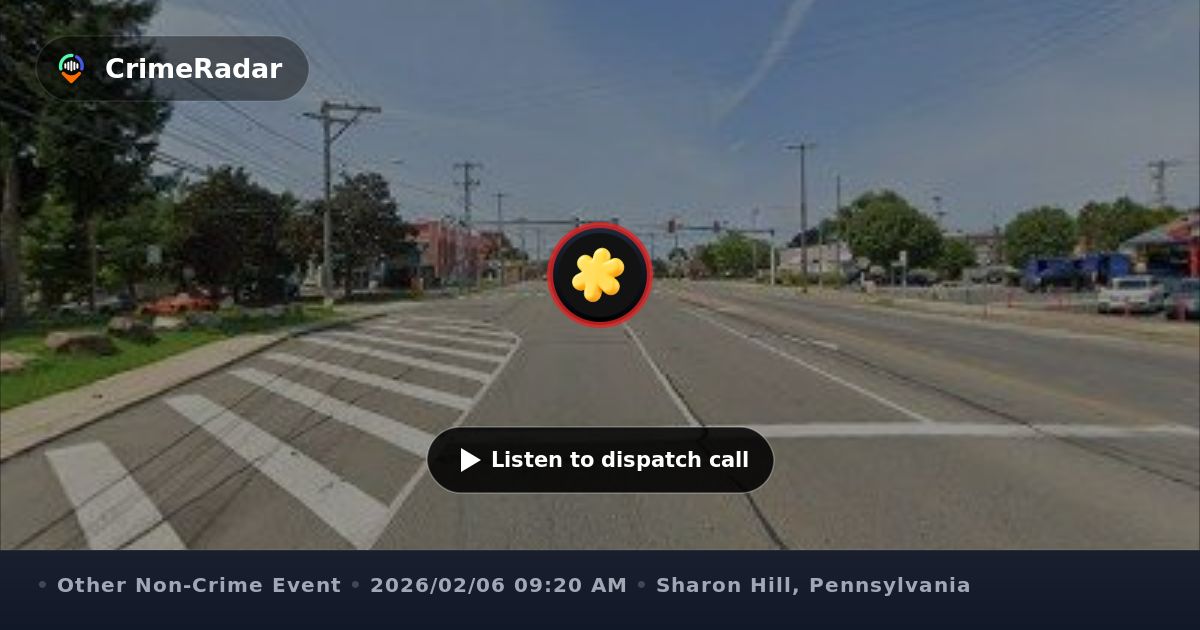 Loose medium-sized dog reported near intersection, Sharon Hill PA ...