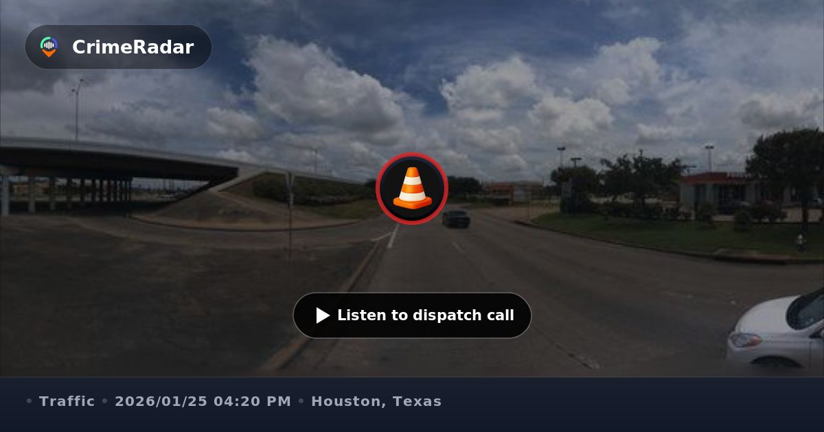 Icy roadway creates traffic hazard near West Rd, Houston TX | CrimeRadar