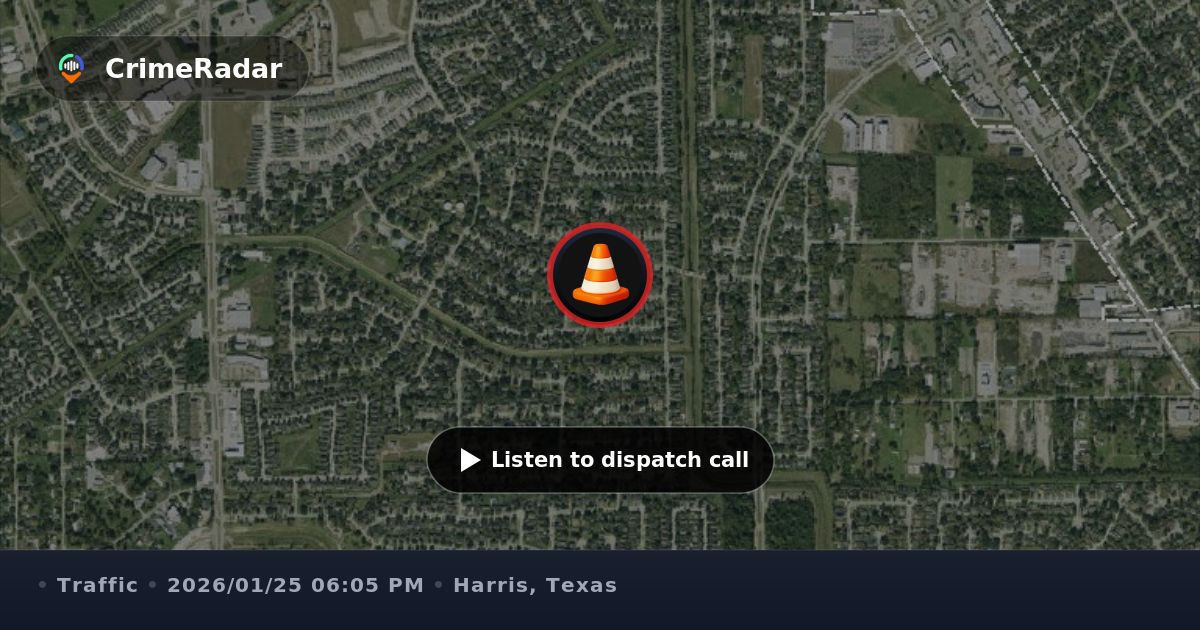 Vehicle strikes pole near Antoine and Suttonford, Harris County TX ...