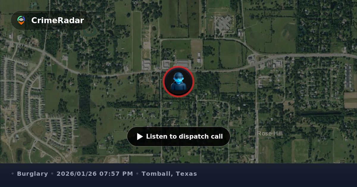 CPR in progress; female unresponsive near Milazzo Park Trail, Tomball ...